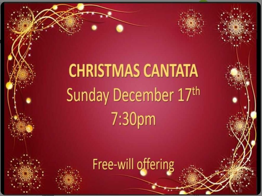 Christmas Cantata 17 Dec | Cole Harbour Woodside United Church